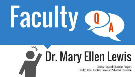Faculty Interview with Dr. Mary Ellen Lewis: Reading and the Brain ...